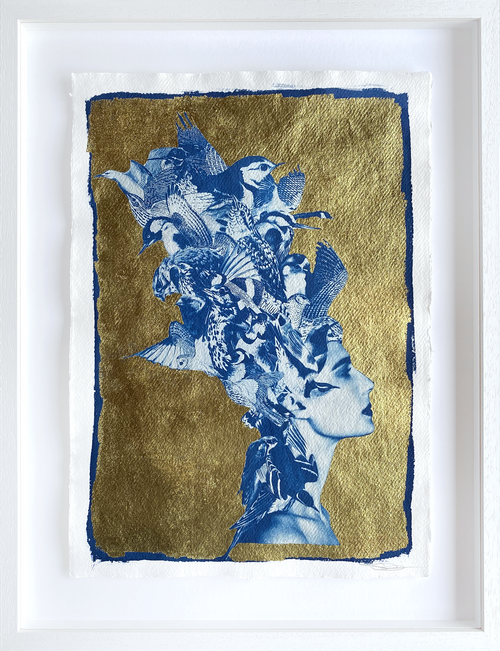 Gold and Metallic Leaf Cyanotypes | Chloe McCarrick